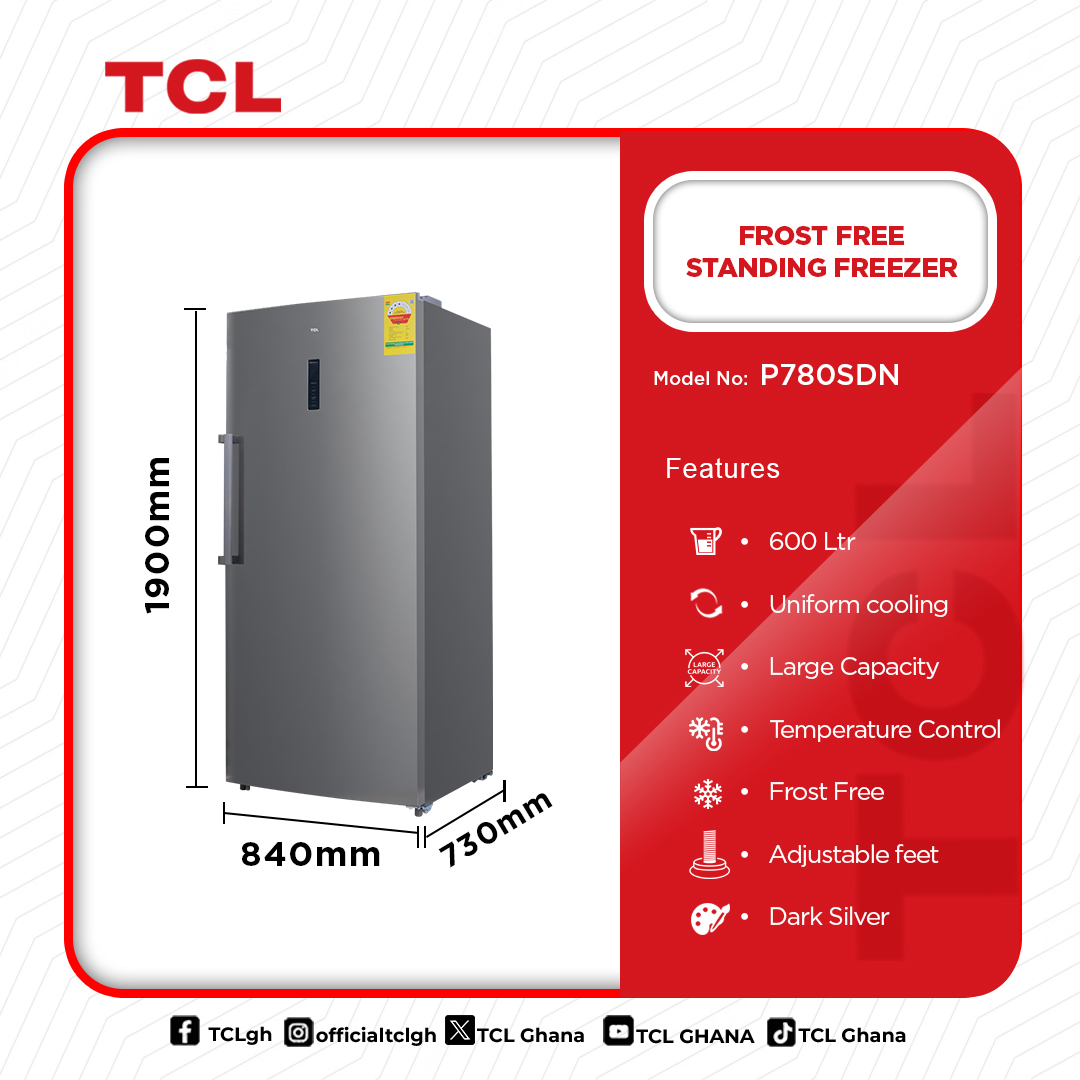 TCL Standing Freezer – Electroland Ghana Limited